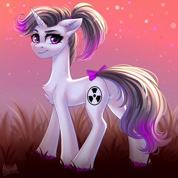 #2543101 - safe, artist:hakaina, derpibooru import, oc, oc:hazel radiate, unofficial characters ...