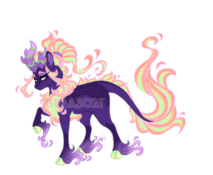 #2808817 - safe, artist:gigason, derpibooru import, oc, oc:mystery flame, unofficial characters ...