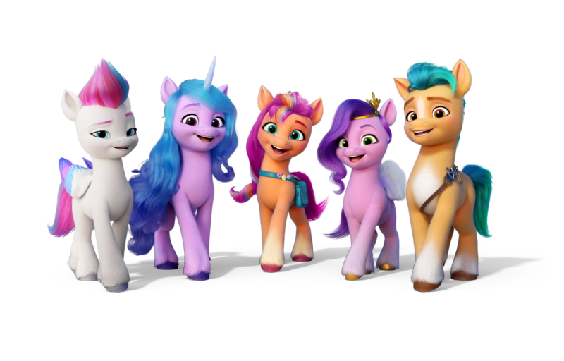 #2809348 - safe, derpibooru import, official, hitch trailblazer, izzy moonbow, pipp petals ...