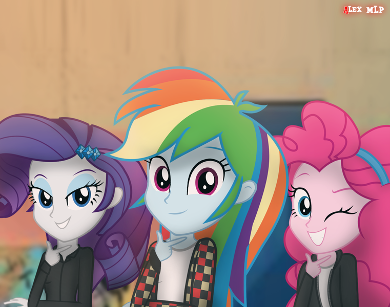 #2810869 - safe, artist:alex mlp, derpibooru import, edit, pinkie pie ...