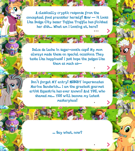 #2814542 - safe, derpibooru import, idw, official, allie way, applejack, celena, grimhoof, lily ...