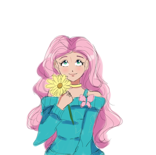 #2818887 - safe, artist:theladysknight, derpibooru import, fluttershy ...