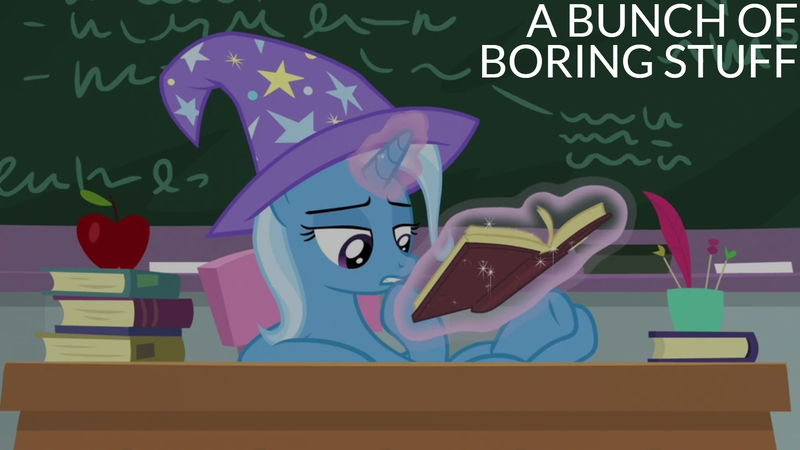 #2822110 - safe, derpibooru import, edit, edited screencap, editor:quoterific, screencap, trixie ...