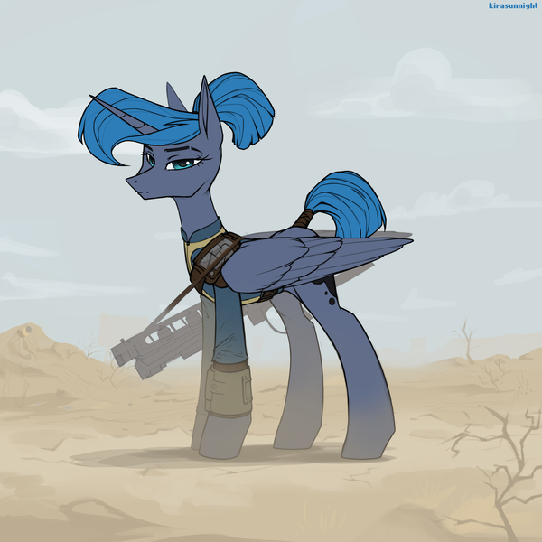 #2806208 - safe, artist:kirasunnight, derpibooru import, princess luna ...