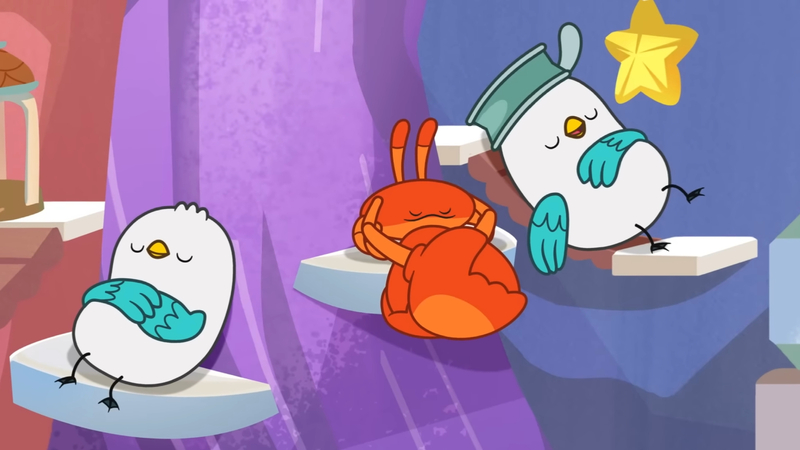 #2829120 - safe, derpibooru import, screencap, kenneth, bird, crab ...