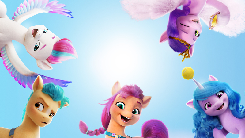 #2840732 - safe, derpibooru import, official, hitch trailblazer, izzy moonbow, pipp petals ...