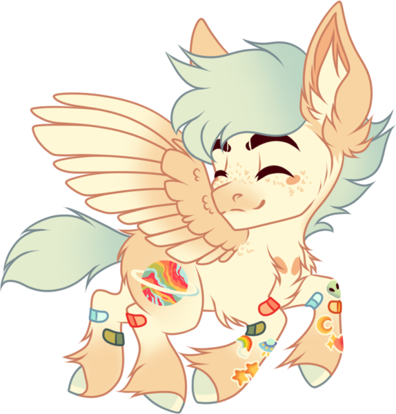 #2841730 - safe, artist:mourningfog, derpibooru import, oc, oc:berry ...