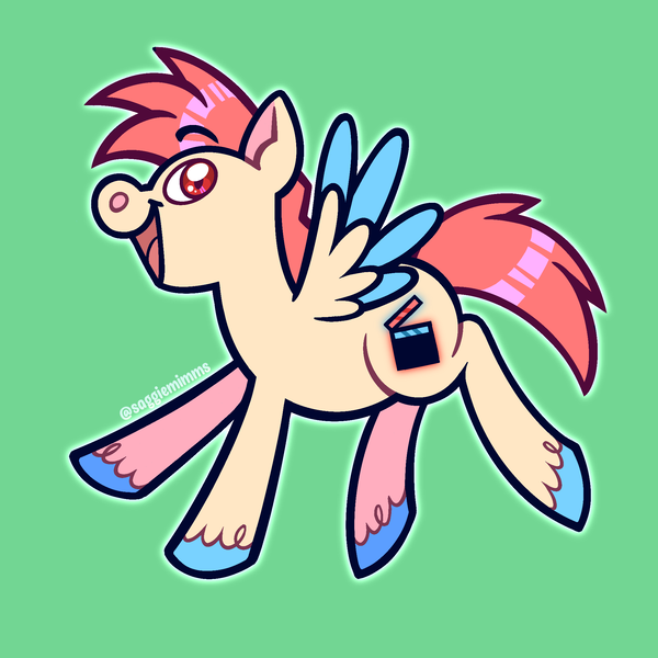 #2824451 - safe, artist:saggiemimms, derpibooru import, oc, unofficial characters only, pegasus ...