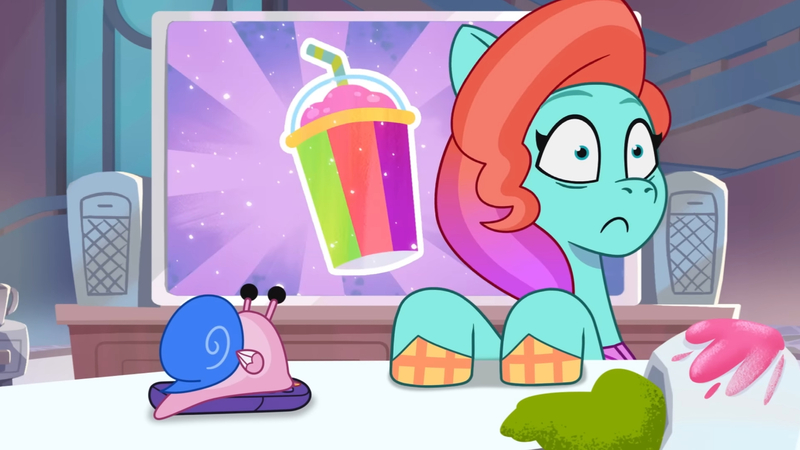 #2827813 - safe, derpibooru import, screencap, earth pony, pony, snail ...