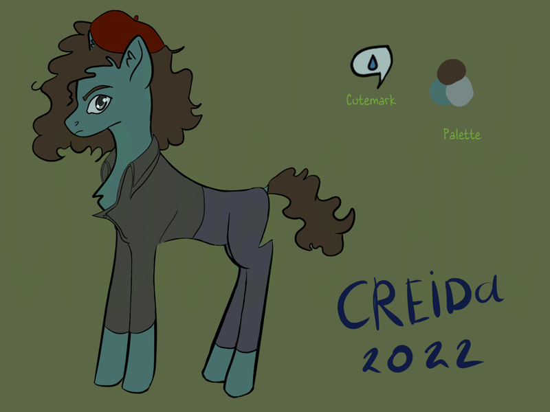 #2849067 - safe, artist:creida, derpibooru import, oc, earth pony, pony ...