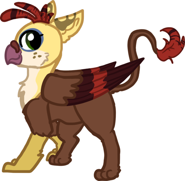 #2851589 - safe, artist:nootaz, derpibooru import, oc, gryphon ...