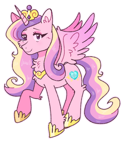 #2851605 - safe, artist:paamyu, derpibooru import, princess cadance ...