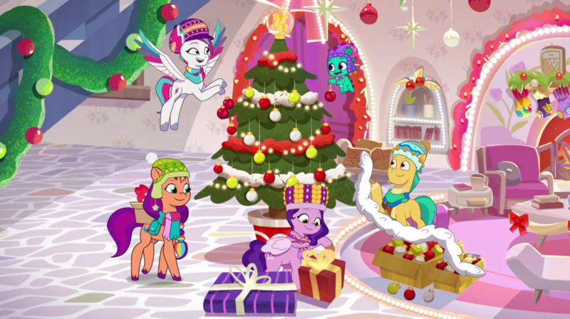 #2851792 - safe, derpibooru import, screencap, hitch trailblazer, pipp petals, sparky sparkeroni ...