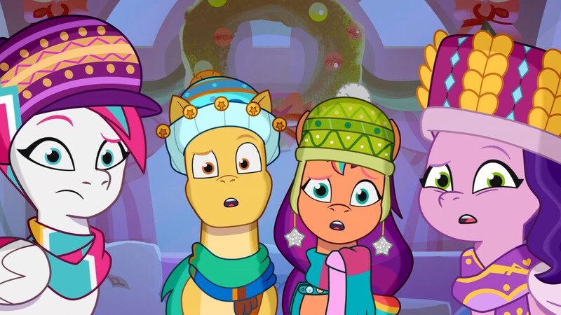 #2851939 - safe, derpibooru import, screencap, hitch trailblazer, pipp petals, sunny starscout ...