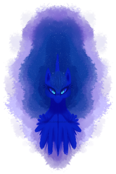 #2854534 - safe, artist:conflei, derpibooru import, princess luna ...