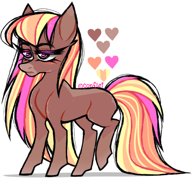 #2858349 - safe, artist:conflei, derpibooru import, oc, earth pony ...