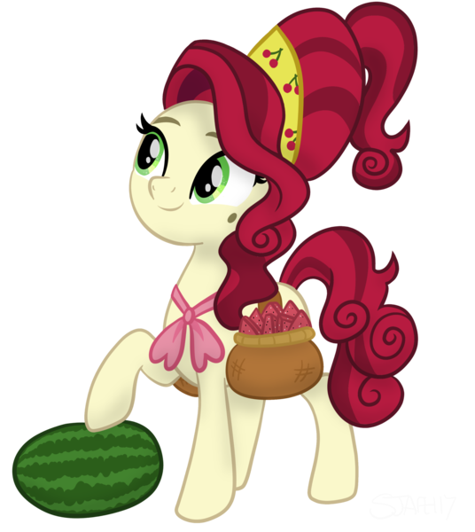 #2860090 - safe, artist:sjart117, derpibooru import, cherry jubilee ...