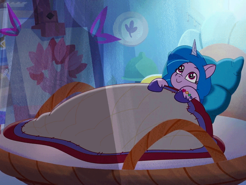 #2860592 - safe, derpibooru import, screencap, izzy moonbow, pony, unicorn, my little pony: tell ...