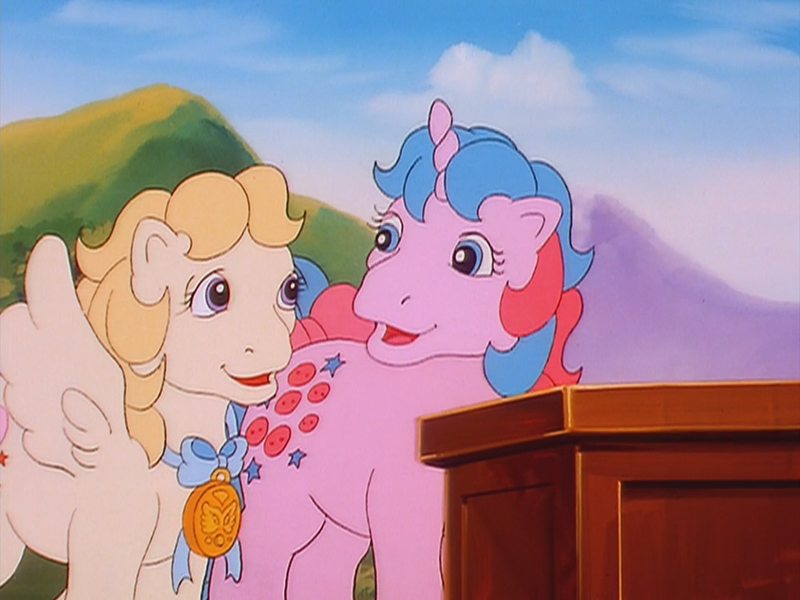 #2860897 - safe, derpibooru import, screencap, baby lofty, buttons (g1 ...