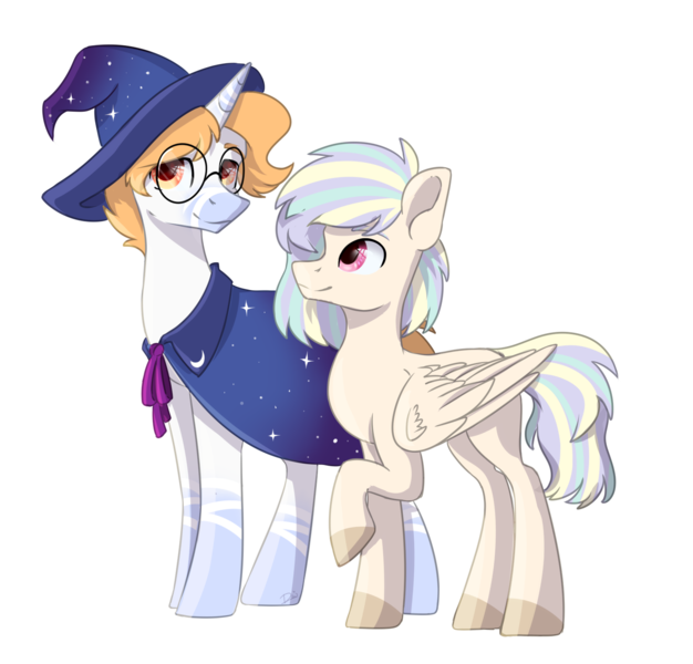 #2846378 - safe, artist:lambydwight, derpibooru import, oc, oc:aurelion, oc:vanilla spike ...