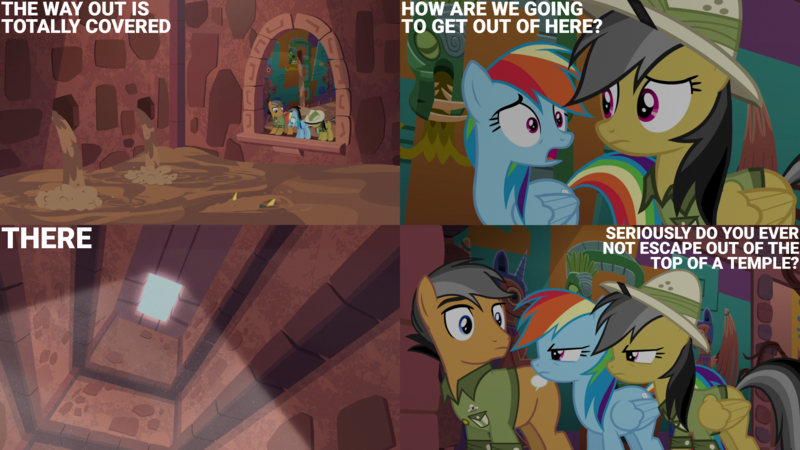 #2650314 - safe, derpibooru import, edit, edited screencap, editor:quoterific, screencap, daring ...