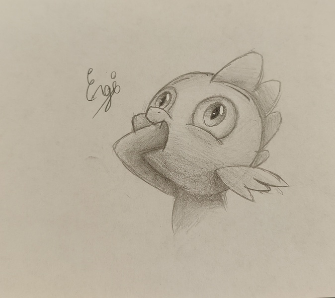 #2712911 - safe, artist:engi, derpibooru import, spike, dragon, image ...