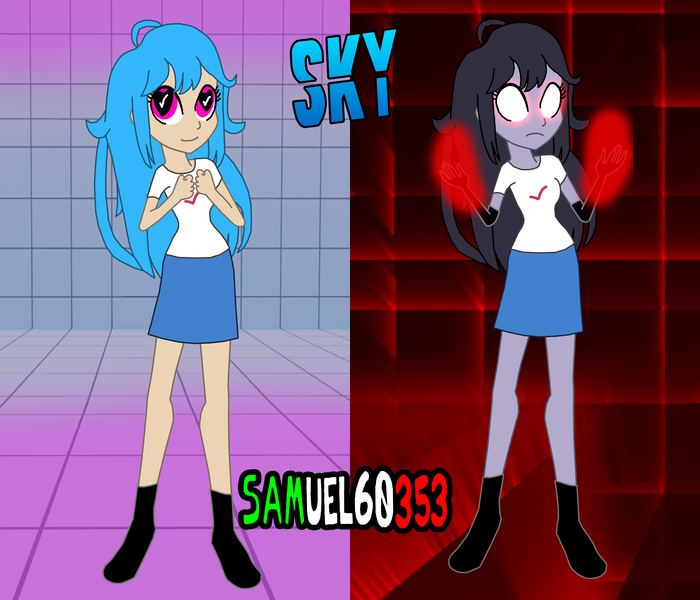 #2727895 - safe, artist:samuel60353, derpibooru import, demon, human, equestria girls, check ...