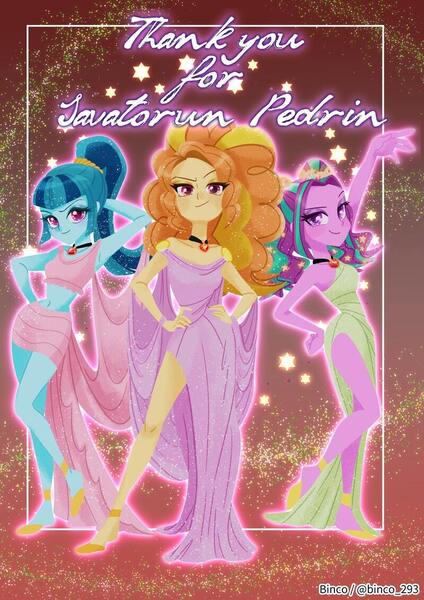 #2735246 - safe, artist:binco_293, derpibooru import, adagio dazzle ...