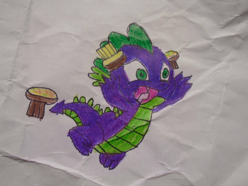 #2771527 - safe, alternate version, artist:spikeabuser, spike, dragon ...