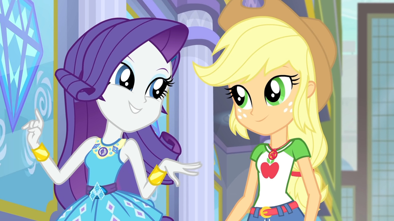 #2776936 - safe, derpibooru import, screencap, applejack, rarity, equestria girls, equestria ...