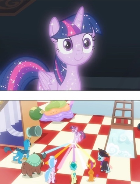 #2777659 - safe, derpibooru import, gallus, ocellus, sandbar ...