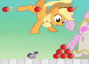 #2777985 - safe, derpibooru import, applejack, twilight sparkle, earth pony, pony, unicorn ...