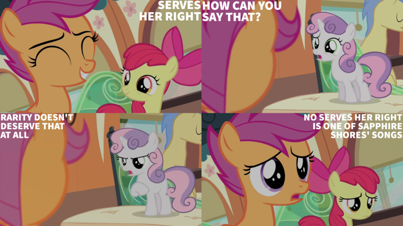 #2781975 - safe, derpibooru import, edit, edited screencap, editor:quoterific, screencap, apple ...