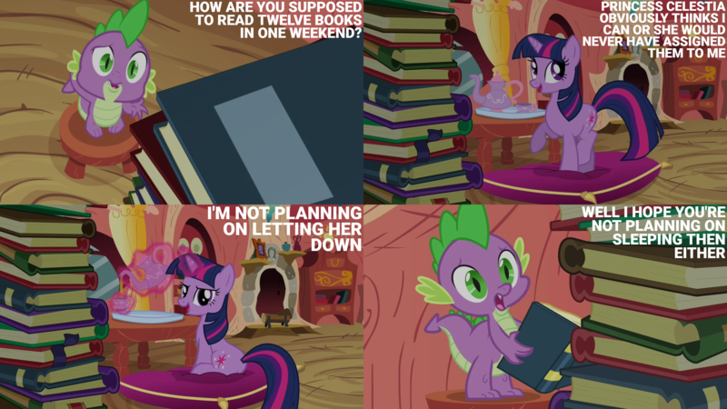 #2783205 - safe, derpibooru import, edit, edited screencap, editor:quoterific, screencap, spike ...