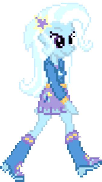 #2789758 - safe, artist:botchan-mlp, trixie, equestria girls, gif ...