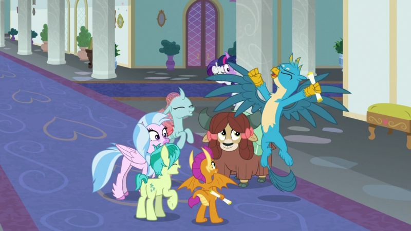 #2792770 - safe, derpibooru import, screencap, gallus, ocellus, rarity ...