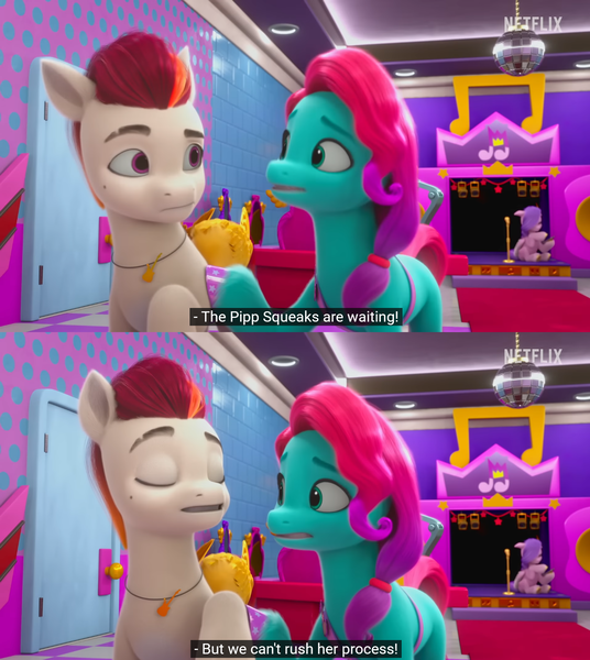 #2801023 - safe, derpibooru import, edit, edited screencap, screencap, pipp petals, earth pony ...