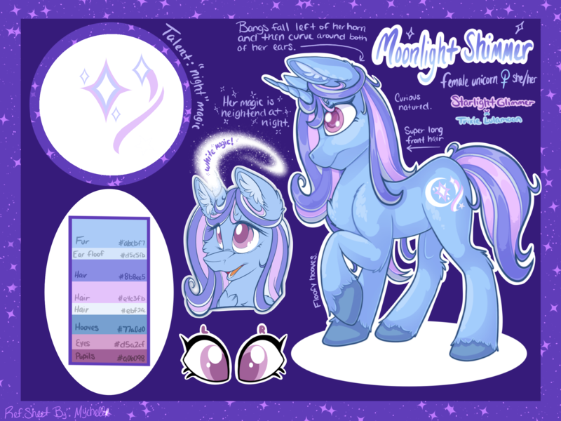#2784048 - safe, artist:mychelle, derpibooru import, oc, oc:moonlight shimmer, pony, unicorn ...