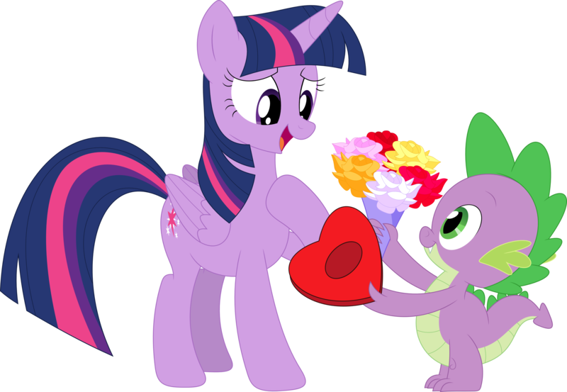 #2864007 - safe, artist:porygon2z, derpibooru import, spike, twilight ...