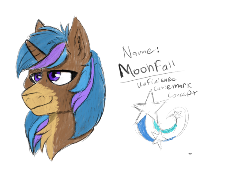 #2881657 - artist needed, safe, derpibooru import, oc, pony, unicorn, bust, image, male, photo ...