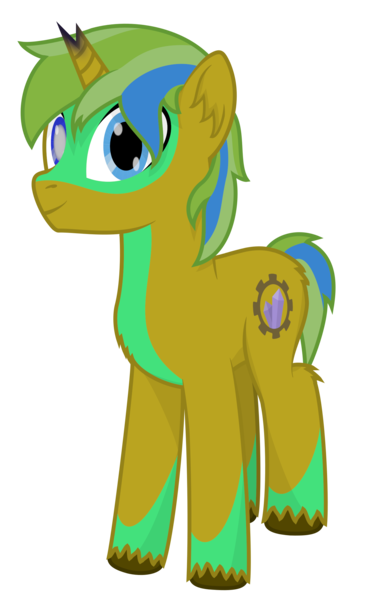 #2867152 - safe, artist:mrkm, derpibooru import, oc, oc:hard sprocket, unofficial characters ...