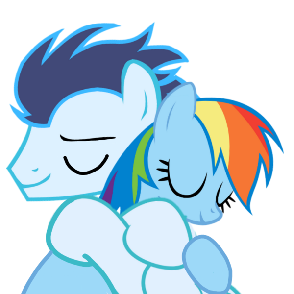 #3074798 - safe, derpibooru import, rainbow dash, soarin', pegasus ...
