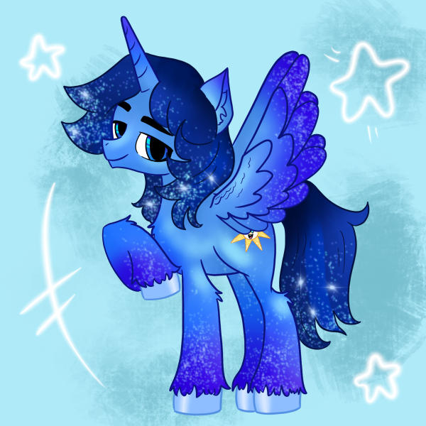 #3075557 - safe, derpibooru import, oc, oc:blue thunder, alicorn, image, png, solo - Twibooru