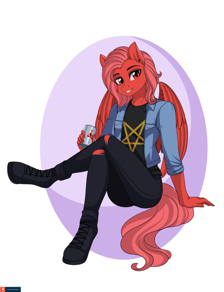 3078387 Safe Artistlifejoyart Ponerpics Import Oc Unofficial Characters Only Anthro
