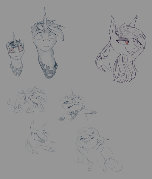 #3080314 - safe, artist:stray prey, derpibooru import, oc, oc:lacera viscera, oc:lucent, oc ...