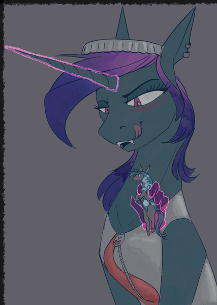 #3080315 - suggestive, artist:stray prey, derpibooru import, oc, oc:acidia, oc:lucent ...