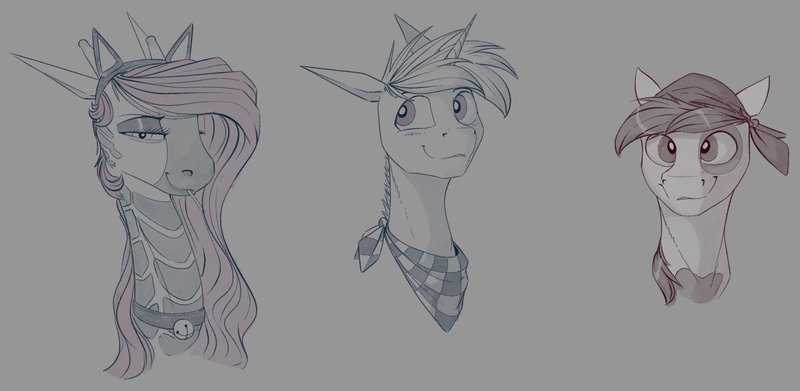 #3080318 - safe, artist:stray prey, derpibooru import, pipsqueak, oc, oc:lovelace filigree, oc ...