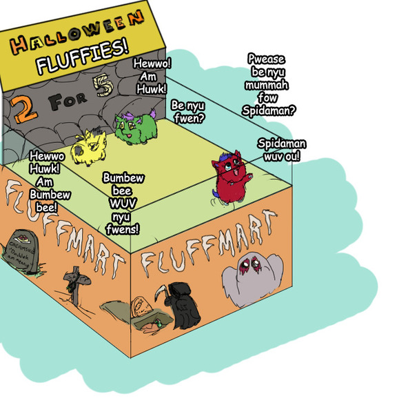 #3084945 - safe, artist:gr1m 1, fluffy pony, ghost, undead, blue mane ...