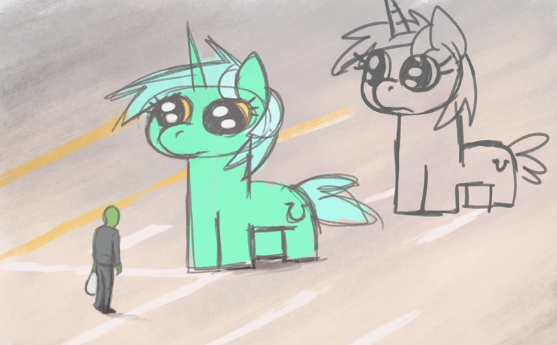 #3065384 - safe, artist:t72b, derpibooru import, lyra heartstrings, oc ...