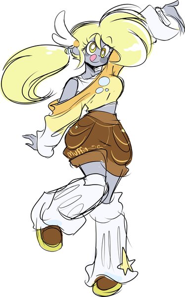 #3067993 - safe, artist:eemapso, derpibooru import, derpy hooves, human ...